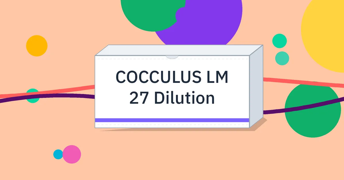 Symbolbild: Packung mit der Aufschrift COCCULUS LM 27 Dilution (PZN 12825131) – Verfügbarkeit und Bezug in Apotheken in Frankfurt am Main