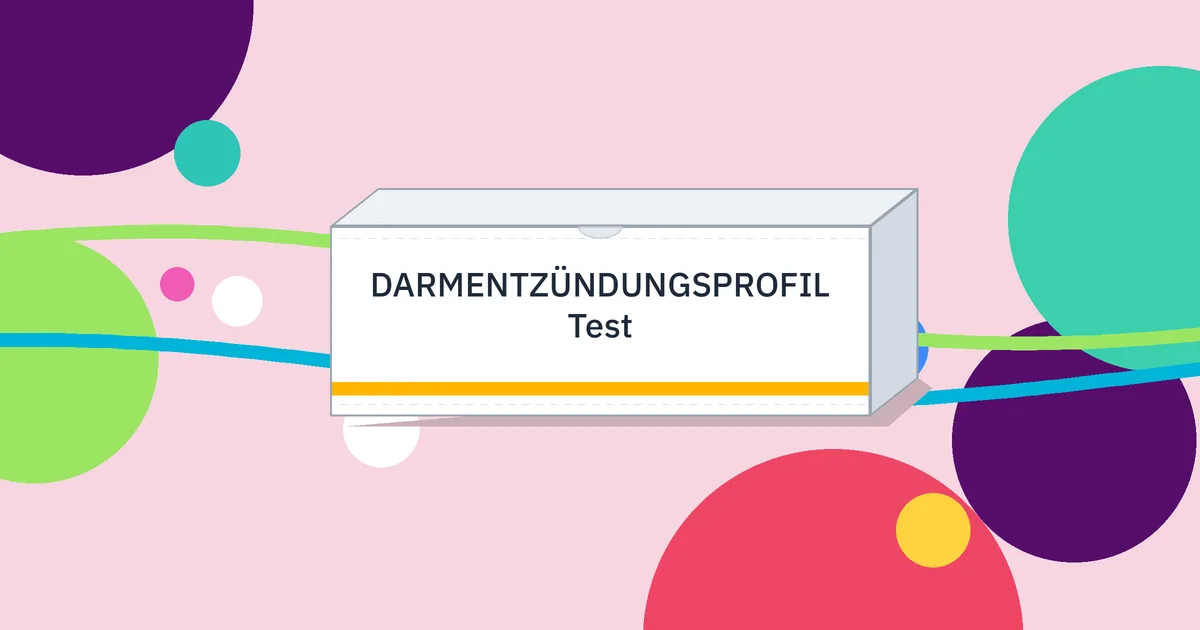 Symbolbild: Packung mit der Aufschrift DARMENTZÜNDUNGSPROFIL Test (PZN 15425857) – Verfügbarkeit und Bezug in Apotheken in Frankfurt am Main