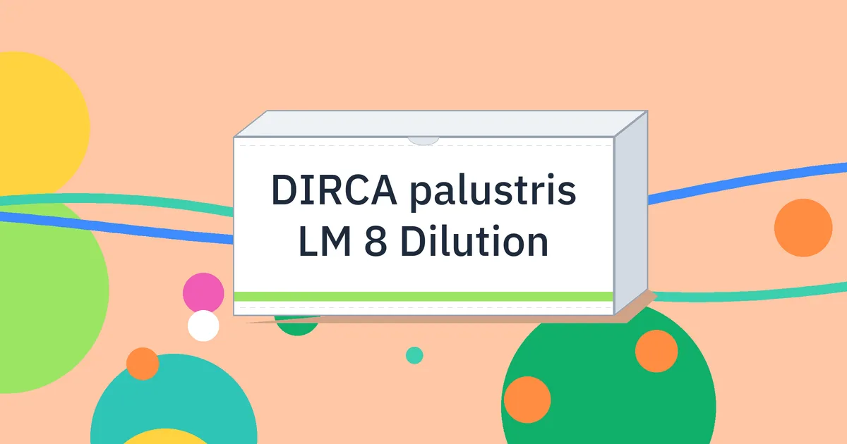 Symbolbild: Packung mit der Aufschrift DIRCA palustris LM 8 Dilution (PZN 13465580) – Verfügbarkeit und Bezug in Apotheken in Frankfurt am Main