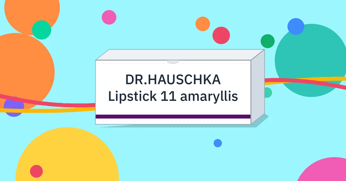 Symbolbild: Packung mit der Aufschrift DR.HAUSCHKA Lipstick 11 amaryllis (PZN 18651206) – Verfügbarkeit und Bezug in Apotheken in Frankfurt am Main