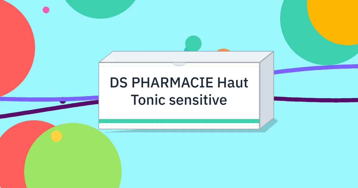 Symbolbild: Packung mit der Aufschrift DS PHARMACIE Haut Tonic sensitive (PZN 06165038) – Verfügbarkeit und Bezug in Apotheken in Frankfurt am Main