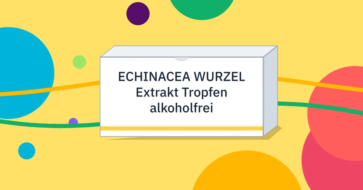 Symbolbild: Packung mit der Aufschrift ECHINACEA WURZEL Extrakt Tropfen alkoholfrei (PZN 20283164) – Verfügbarkeit und Bezug in Apotheken in Frankfurt am Main
