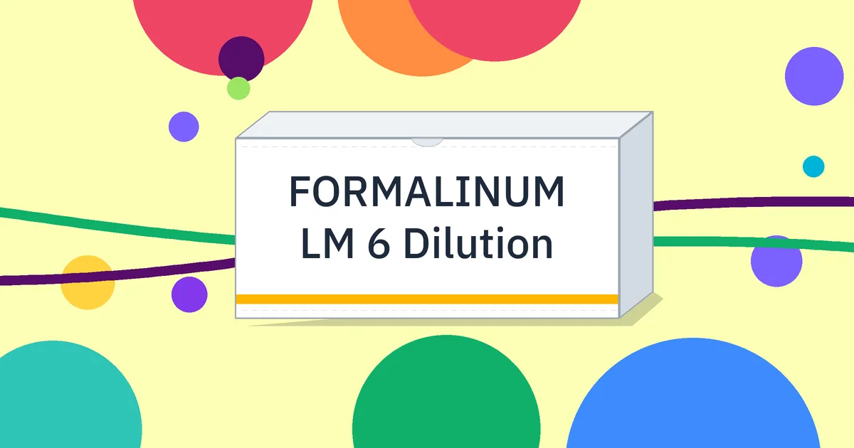 Symbolbild: Packung mit der Aufschrift FORMALINUM LM 6 Dilution (PZN 12873503) – Verfügbarkeit und Bezug in Apotheken in Frankfurt am Main