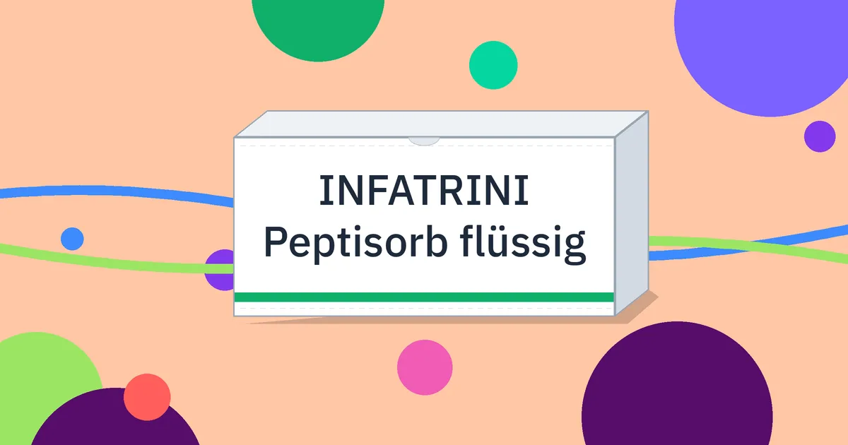 Symbolbild: Packung mit der Aufschrift INFATRINI Peptisorb flüssig (PZN 10099034) – Verfügbarkeit und Bezug in Apotheken in Frankfurt am Main