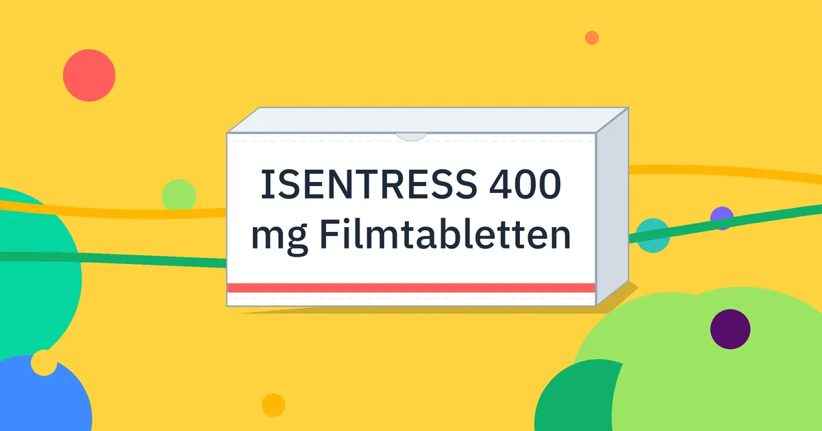 Symbolbild: Packung mit der Aufschrift ISENTRESS 400 mg Filmtabletten (PZN 19542293) – Verfügbarkeit und Bezug in Apotheken in Frankfurt am Main