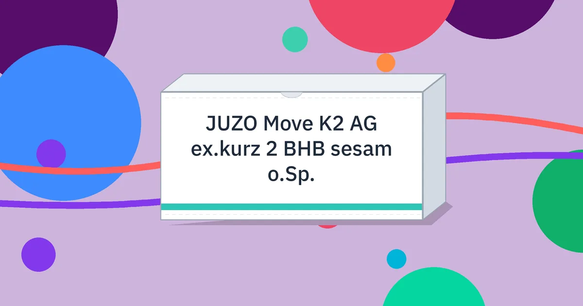 Symbolbild: Packung mit der Aufschrift JUZO Move K2 AG ex.kurz 2 BHB sesam o.Sp. (PZN 18534110) – Verfügbarkeit und Bezug in Apotheken in Frankfurt am Main