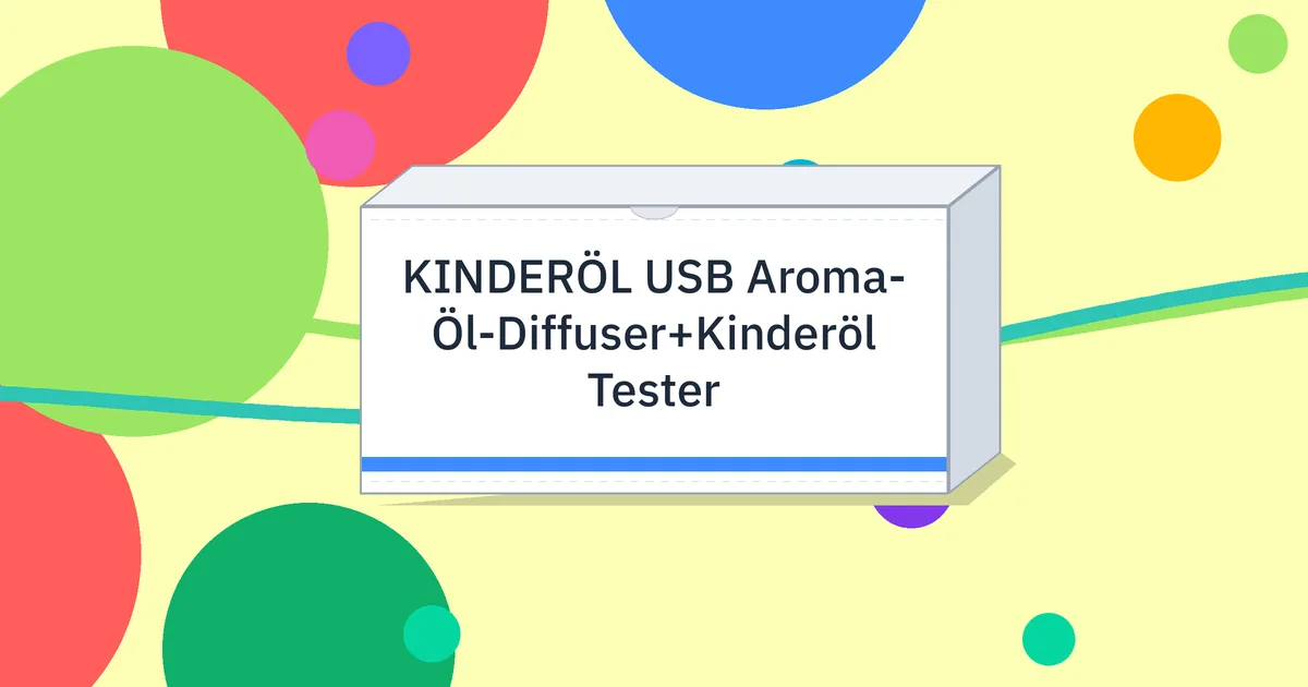 Symbolbild: Packung mit der Aufschrift KINDERÖL USB Aroma-Öl-Diffuser+Kinderöl Tester (PZN 16323610) – Verfügbarkeit und Bezug in Apotheken in Frankfurt am Main
