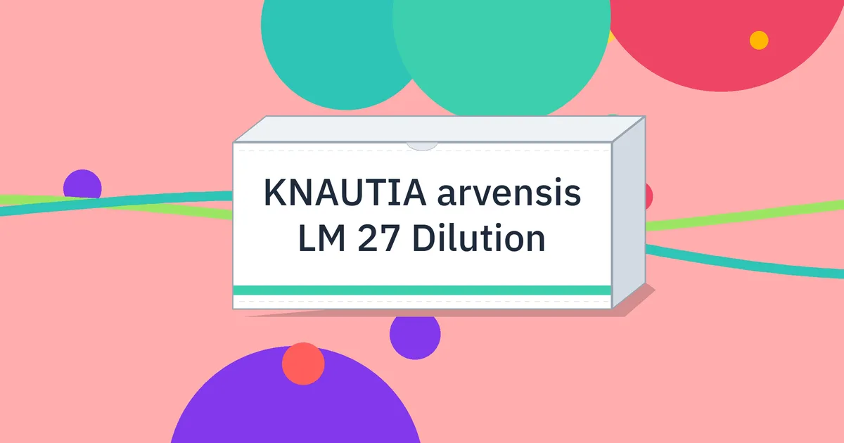 Symbolbild: Packung mit der Aufschrift KNAUTIA arvensis LM 27 Dilution (PZN 13519175) – Verfügbarkeit und Bezug in Apotheken in Frankfurt am Main