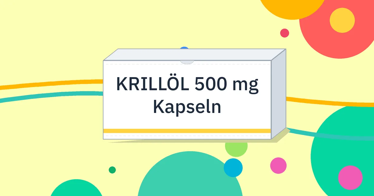 Symbolbild: Packung mit der Aufschrift KRILLÖL 500 mg Kapseln (PZN 07106865) – Verfügbarkeit und Bezug in Apotheken in Frankfurt am Main
