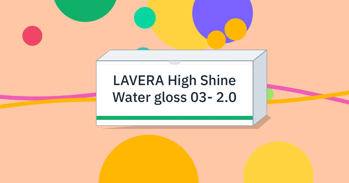 Symbolbild: Packung mit der Aufschrift LAVERA High Shine Water gloss 03- 2.0 (PZN 19416602) – Verfügbarkeit und Bezug in Apotheken in Frankfurt am Main