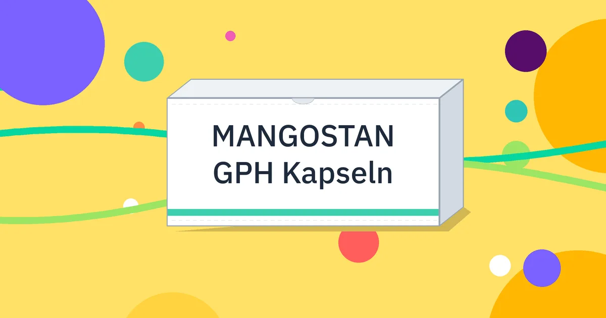 Symbolbild: Packung mit der Aufschrift MANGOSTAN GPH Kapseln (PZN 10230244) – Verfügbarkeit und Bezug in Apotheken in Frankfurt am Main