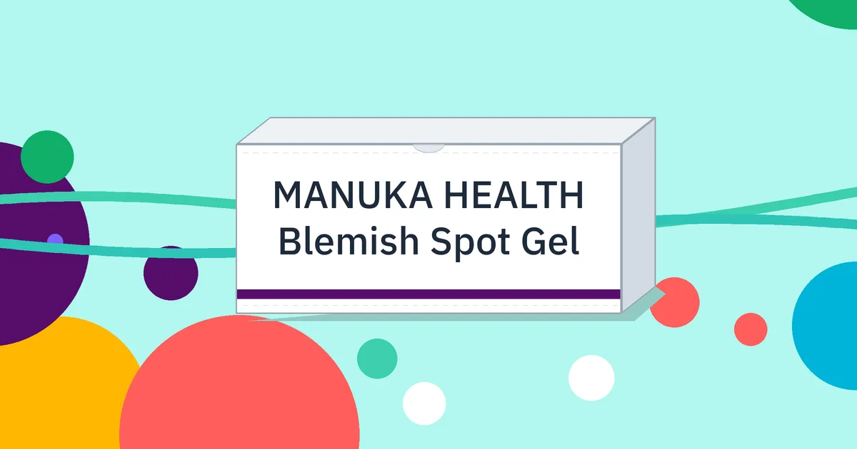 Symbolbild: Packung mit der Aufschrift MANUKA HEALTH Blemish Spot Gel (PZN 16878348) – Verfügbarkeit und Bezug in Apotheken in Frankfurt am Main