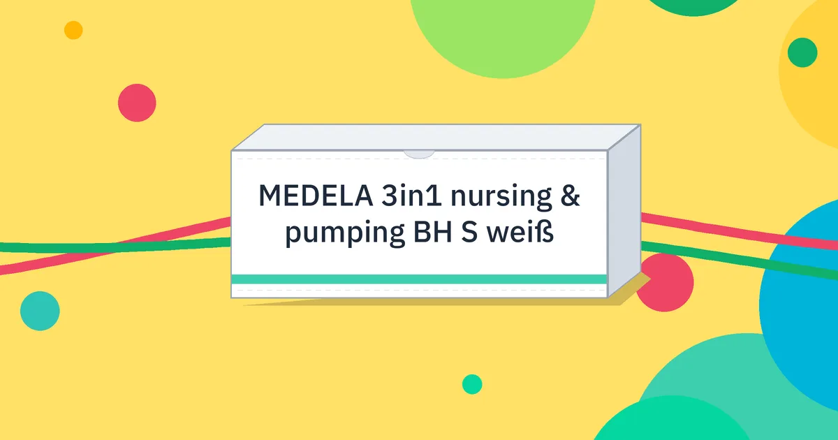 Symbolbild: Packung mit der Aufschrift MEDELA 3in1 nursing & pumping BH S weiß (PZN 18269151) – Verfügbarkeit und Bezug in Apotheken in Frankfurt am Main