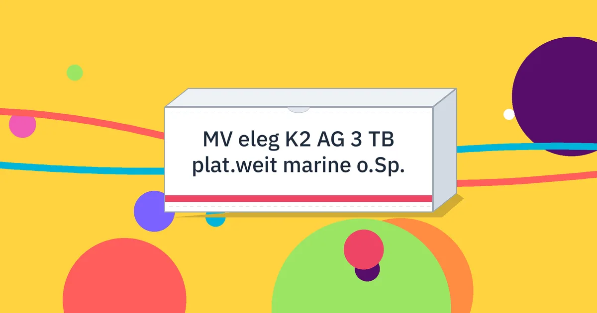 Symbolbild: Packung mit der Aufschrift MV eleg K2 AG 3 TB plat.weit marine o.Sp. (PZN 15283972) – Verfügbarkeit und Bezug in Apotheken in Frankfurt am Main