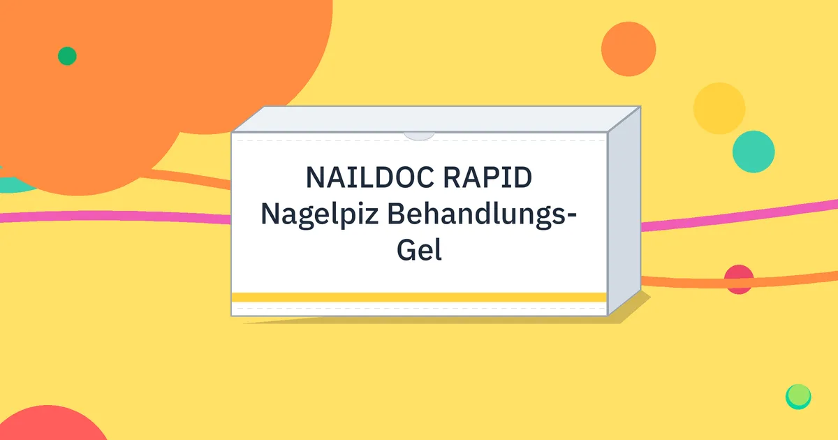 Symbolbild: Packung mit der Aufschrift NAILDOC RAPID Nagelpiz Behandlungs-Gel (PZN 15735440) – Verfügbarkeit und Bezug in Apotheken in Frankfurt am Main