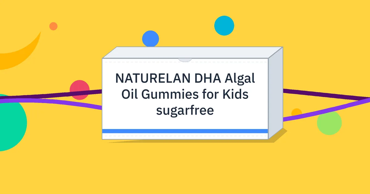 Symbolbild: Packung mit der Aufschrift NATURELAN DHA Algal Oil Gummies for Kids sugarfree (PZN 19392480) – Verfügbarkeit und Bezug in Apotheken in Frankfurt am Main