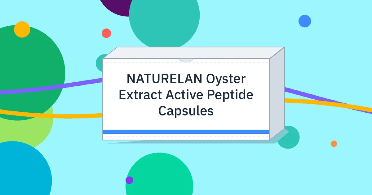 Symbolbild: Packung mit der Aufschrift NATURELAN Oyster Extract Active Peptide Capsules (PZN 20107786) – Verfügbarkeit und Bezug in Apotheken in Frankfurt am Main