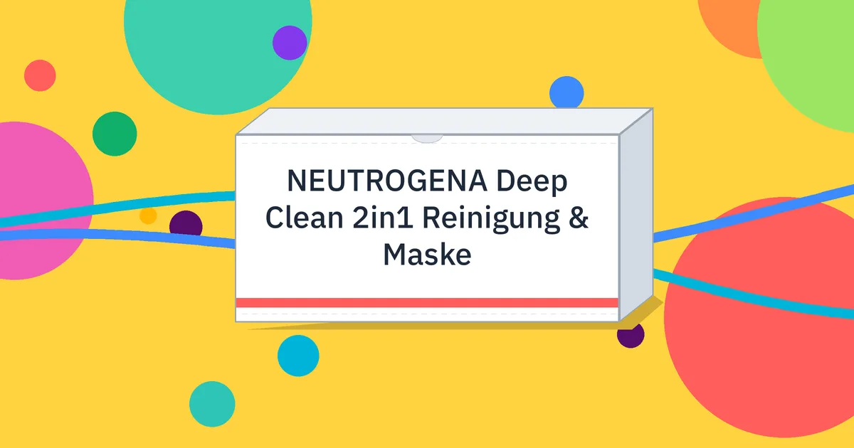 Symbolbild: Packung mit der Aufschrift NEUTROGENA Deep Clean 2in1 Reinigung & Maske (PZN 16586350) – Verfügbarkeit und Bezug in Apotheken in Frankfurt am Main