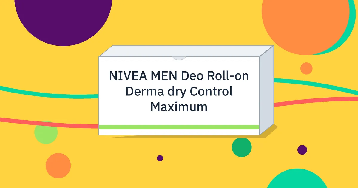 Symbolbild: Packung mit der Aufschrift NIVEA MEN Deo Roll-on Derma dry Control Maximum (PZN 18911972) – Verfügbarkeit und Bezug in Apotheken in Frankfurt am Main