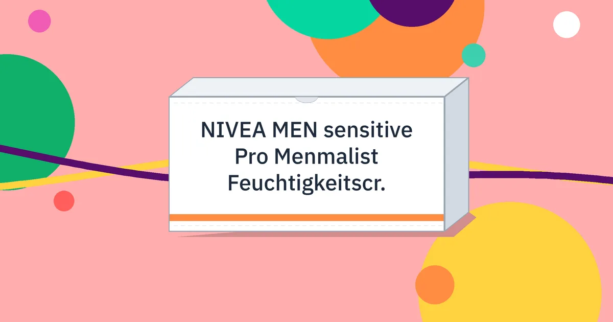 Symbolbild: Packung mit der Aufschrift NIVEA MEN sensitive Pro Menmalist Feuchtigkeitscr. (PZN 18206848) – Verfügbarkeit und Bezug in Apotheken in Frankfurt am Main