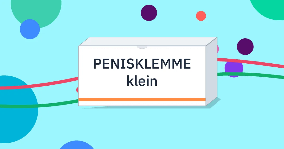 Symbolbild: Packung mit der Aufschrift PENISKLEMME klein (PZN 01966940) – Verfügbarkeit und Bezug in Apotheken in Frankfurt am Main
