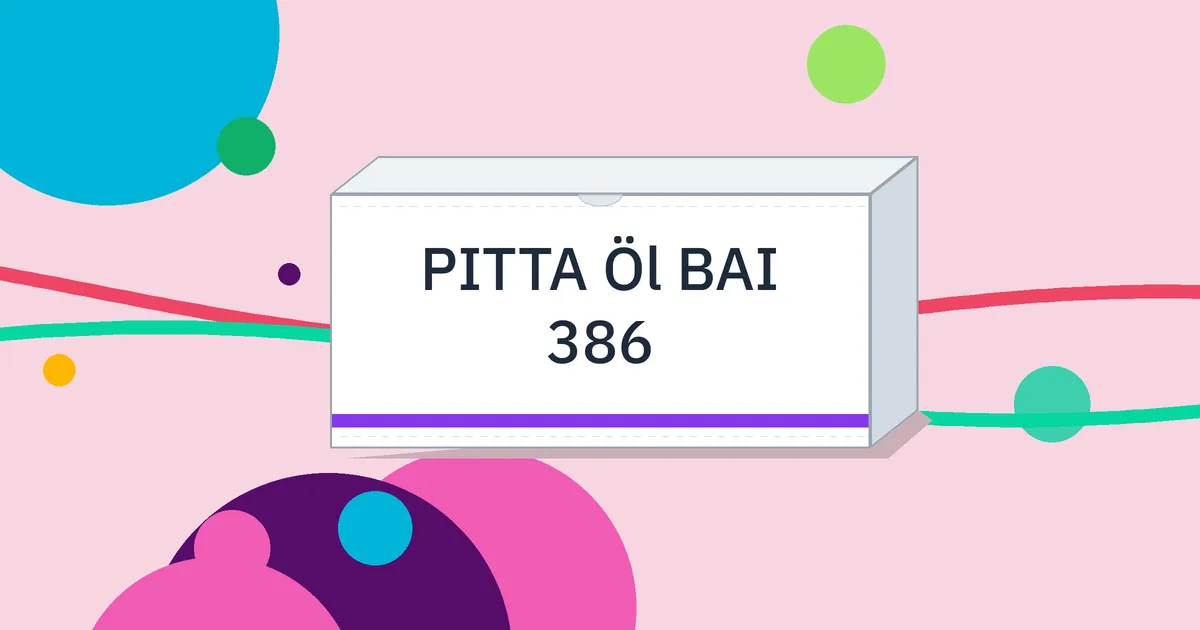 Symbolbild: Packung mit der Aufschrift PITTA Öl BAI 386 (PZN 17266127) – Verfügbarkeit und Bezug in Apotheken in Frankfurt am Main