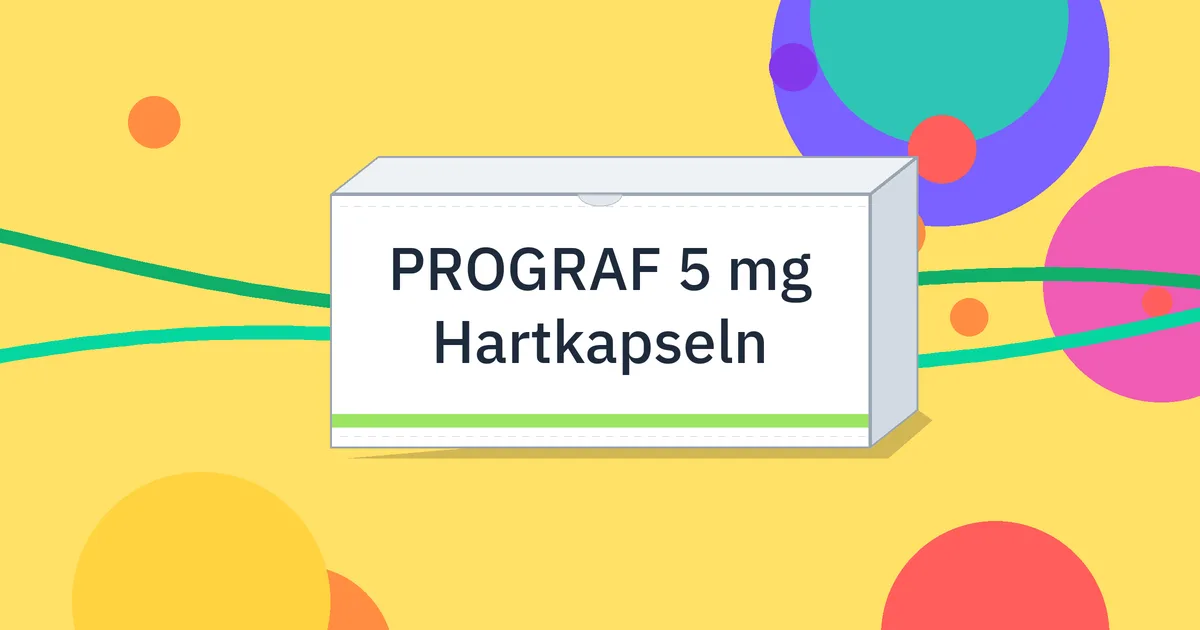 Symbolbild: Packung mit der Aufschrift PROGRAF 5 mg Hartkapseln (PZN 00183265) – Verfügbarkeit und Bezug in Apotheken in Frankfurt am Main