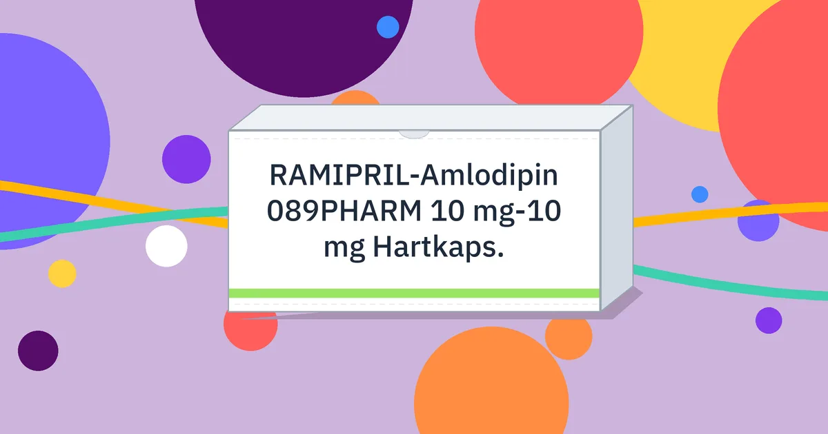Symbolbild: Packung mit der Aufschrift RAMIPRIL-Amlodipin 089PHARM 10 mg-10 mg Hartkaps. (PZN 20187035) – Verfügbarkeit und Bezug in Apotheken in Frankfurt am Main