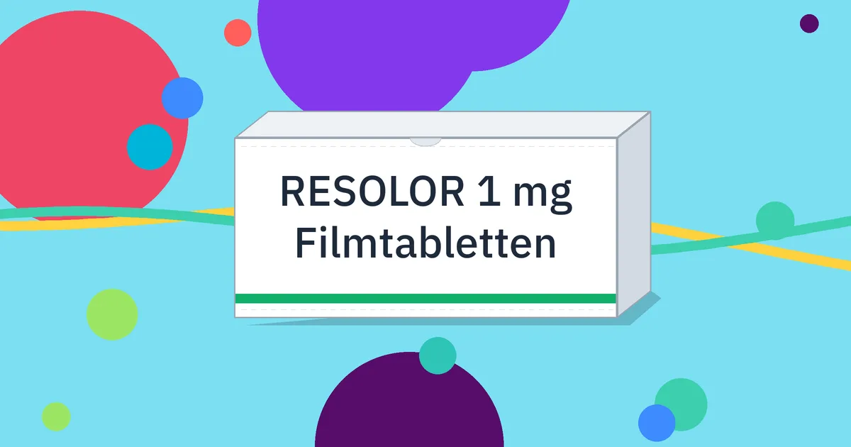 Symbolbild: Packung mit der Aufschrift RESOLOR 1 mg Filmtabletten (PZN 19412484) – Verfügbarkeit und Bezug in Apotheken in Frankfurt am Main