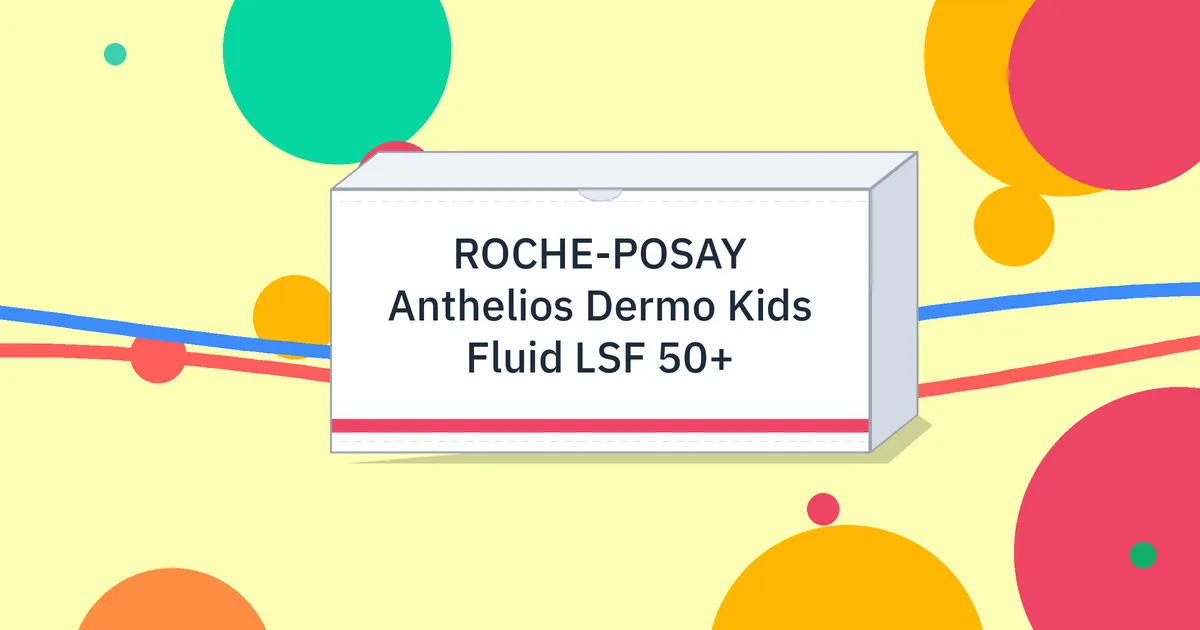 Symbolbild: Packung mit der Aufschrift ROCHE-POSAY Anthelios Dermo Kids Fluid LSF 50+ (PZN 18914189) – Verfügbarkeit und Bezug in Apotheken in Frankfurt am Main