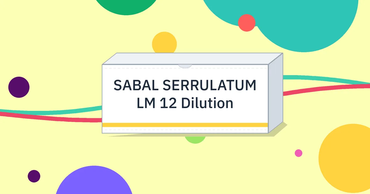 Symbolbild: Packung mit der Aufschrift SABAL SERRULATUM LM 12 Dilution (PZN 06921698) – Verfügbarkeit und Bezug in Apotheken in Frankfurt am Main