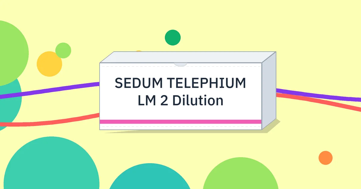 Symbolbild: Packung mit der Aufschrift SEDUM TELEPHIUM LM 2 Dilution (PZN 13693631) – Verfügbarkeit und Bezug in Apotheken in Frankfurt am Main
