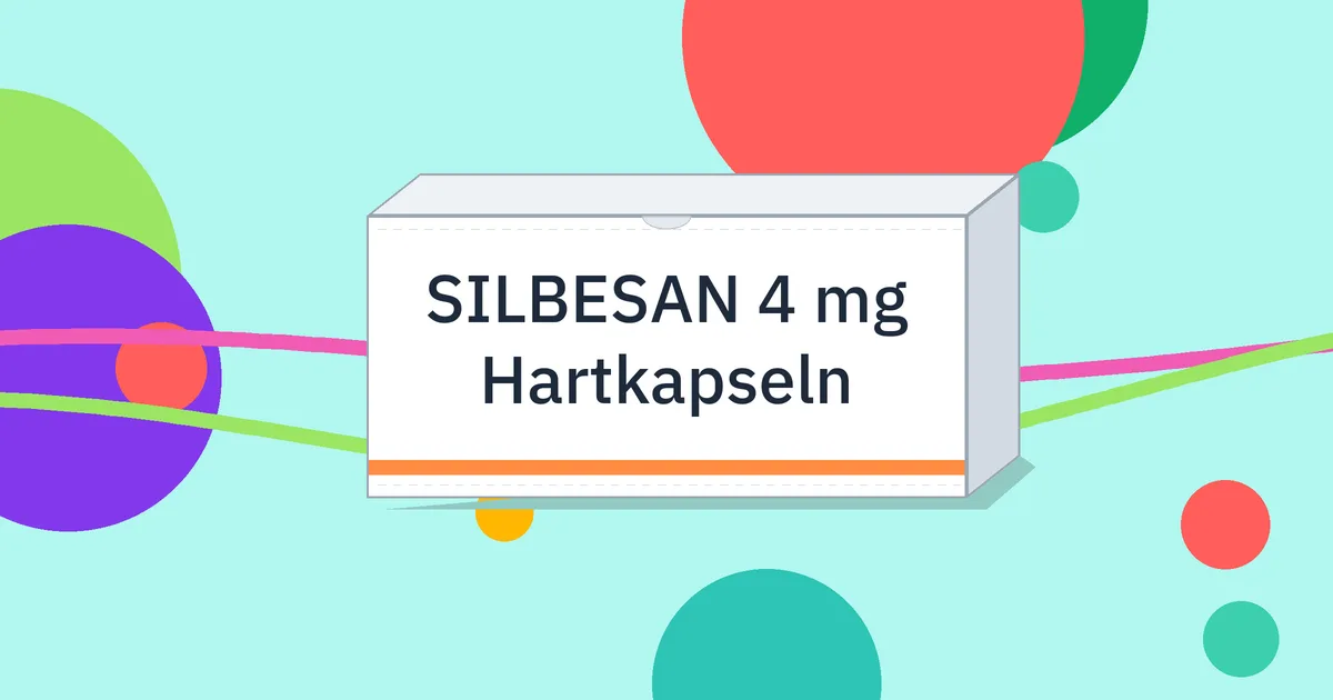 Symbolbild: Packung mit der Aufschrift SILBESAN 4 mg Hartkapseln (PZN 16205951) – Verfügbarkeit und Bezug in Apotheken in Frankfurt am Main