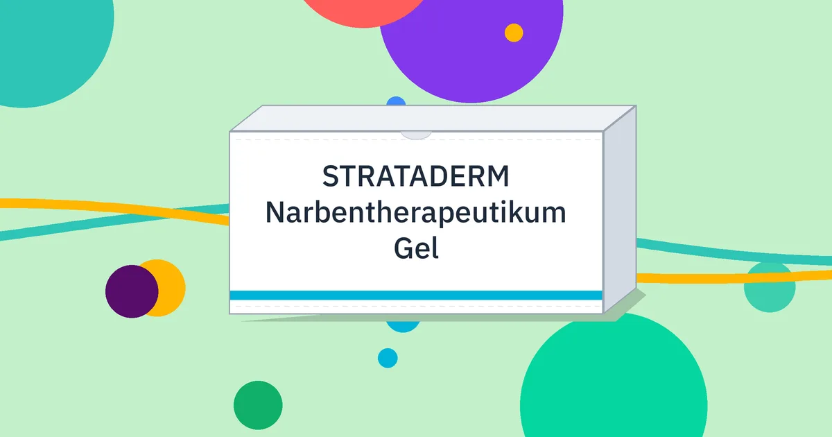 Symbolbild: Packung mit der Aufschrift STRATADERM Narbentherapeutikum Gel (PZN 10740502) – Verfügbarkeit und Bezug in Apotheken in Frankfurt am Main