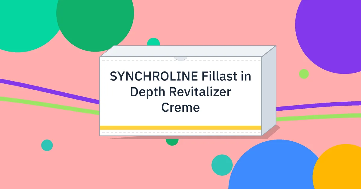 Symbolbild: Packung mit der Aufschrift SYNCHROLINE Fillast in Depth Revitalizer Creme (PZN 10940744) – Verfügbarkeit und Bezug in Apotheken in Frankfurt am Main