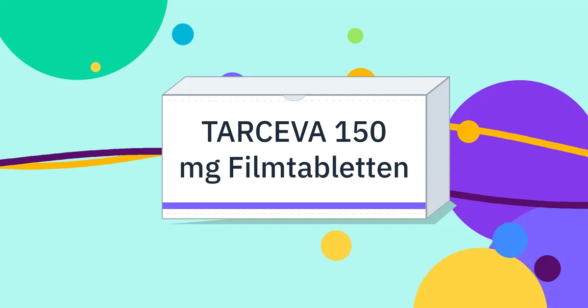 Symbolbild: Packung mit der Aufschrift TARCEVA 150 mg Filmtabletten (PZN 04186970) – Verfügbarkeit und Bezug in Apotheken in Frankfurt am Main