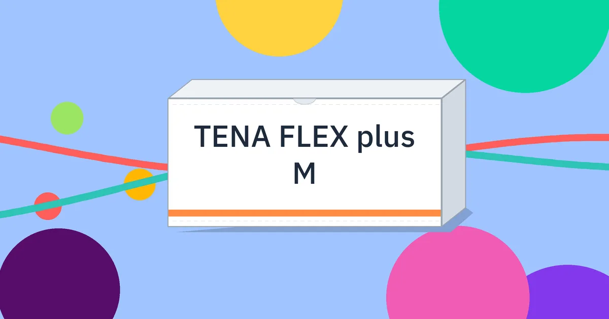 Symbolbild: Packung mit der Aufschrift TENA FLEX plus M (PZN 00820772) – Verfügbarkeit und Bezug in Apotheken in Frankfurt am Main