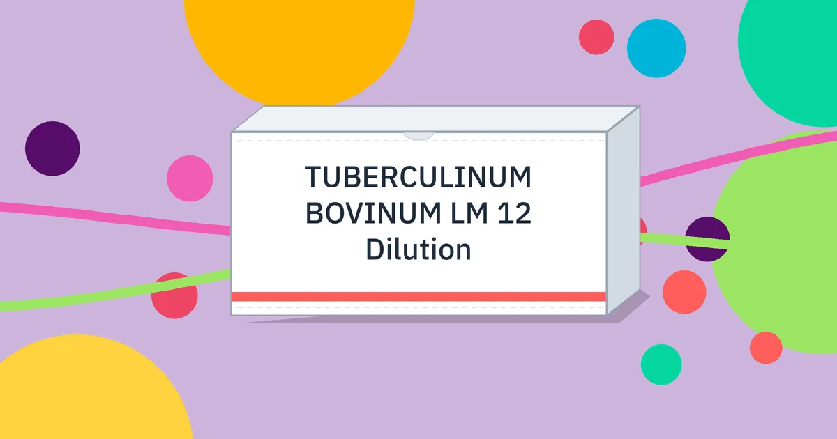 Symbolbild: Packung mit der Aufschrift TUBERCULINUM BOVINUM LM 12 Dilution (PZN 05968485) – Verfügbarkeit und Bezug in Apotheken in Frankfurt am Main