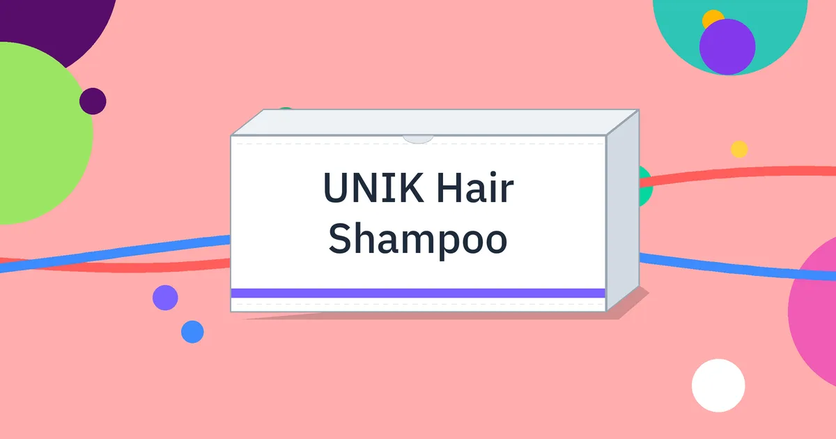 Symbolbild: Packung mit der Aufschrift UNIK Hair Shampoo (PZN 13834675) – Verfügbarkeit und Bezug in Apotheken in Frankfurt am Main