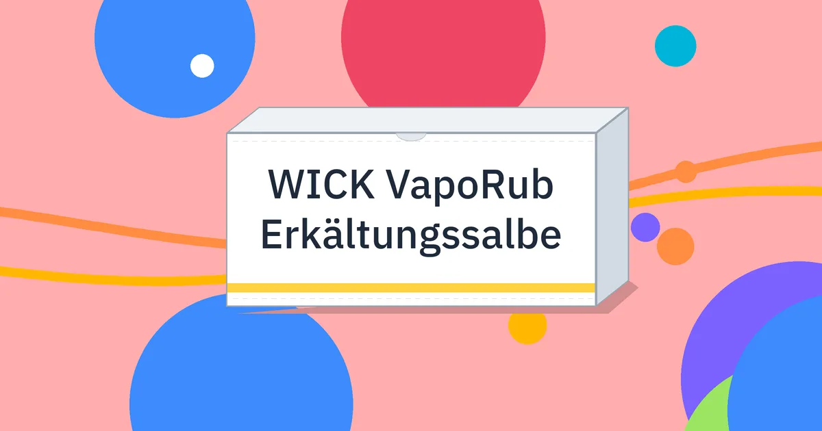 Symbolbild: Packung mit der Aufschrift WICK VapoRub Erkältungssalbe (PZN 00358693) – Verfügbarkeit und Bezug in Apotheken in Frankfurt am Main