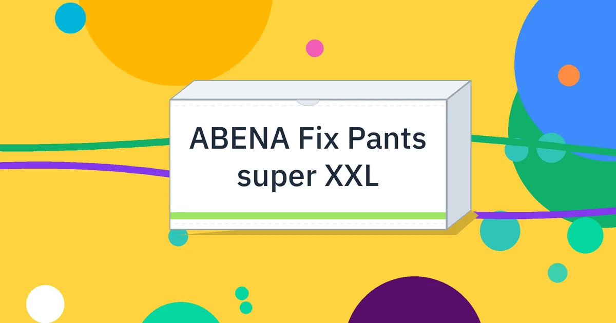 Symbolbild: Packung mit der Aufschrift ABENA Fix Pants super XXL (PZN 18161749) – Verfügbarkeit und Bezug in Apotheken in Frankfurt am Main