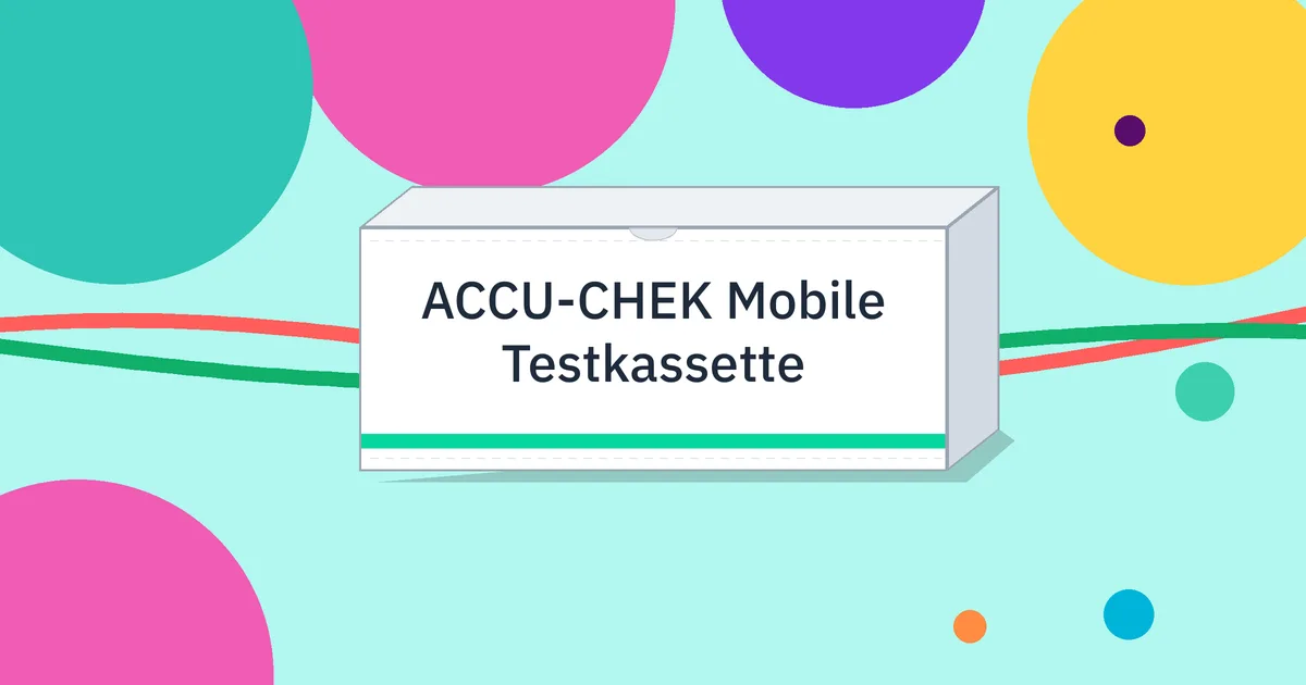 Symbolbild: Packung mit der Aufschrift ACCU-CHEK Mobile Testkassette (PZN 04705364) – Verfügbarkeit und Bezug in Apotheken in Frankfurt am Main