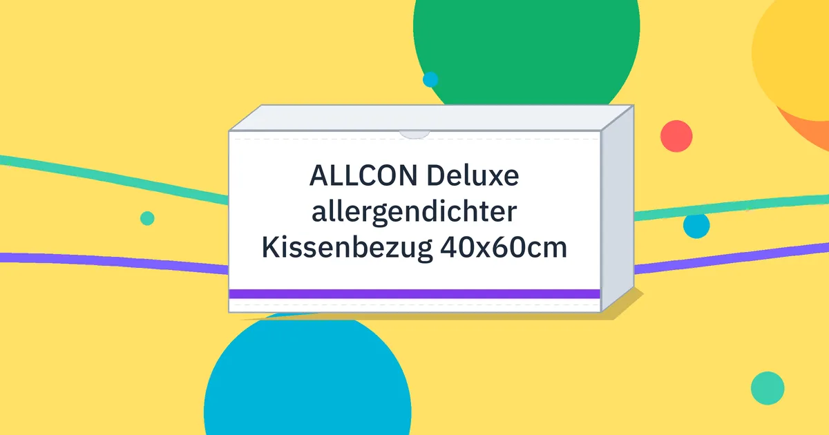 Symbolbild: Packung mit der Aufschrift ALLCON Deluxe allergendichter Kissenbezug 40x60cm (PZN 12446072) – Verfügbarkeit und Bezug in Apotheken in Frankfurt am Main
