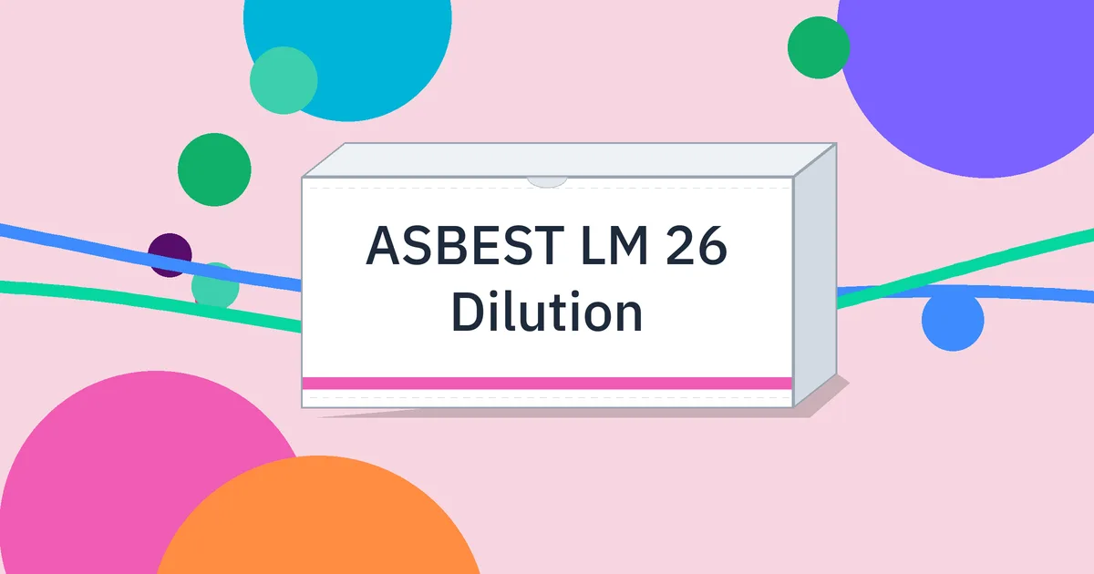 Symbolbild: Packung mit der Aufschrift ASBEST LM 26 Dilution (PZN 13398607) – Verfügbarkeit und Bezug in Apotheken in Frankfurt am Main