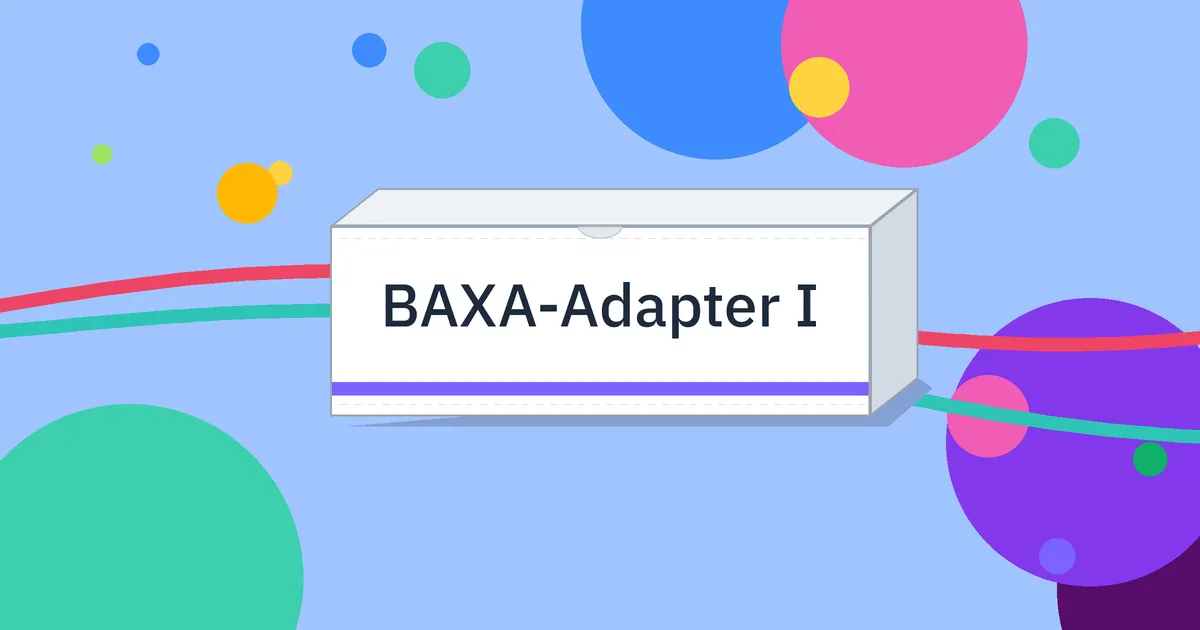 Symbolbild: Packung mit der Aufschrift BAXA-Adapter I (PZN 14240475) – Verfügbarkeit und Bezug in Apotheken in Frankfurt am Main