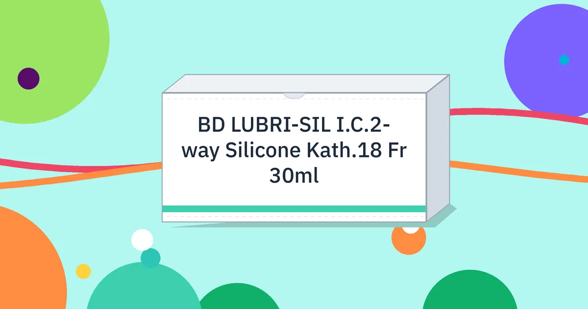 Symbolbild: Packung mit der Aufschrift BD LUBRI-SIL I.C.2-way Silicone Kath.18 Fr 30ml (PZN 20594639) – Verfügbarkeit und Bezug in Apotheken in Frankfurt am Main