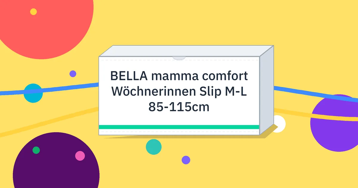Symbolbild: Packung mit der Aufschrift BELLA mamma comfort Wöchnerinnen Slip M-L 85-115cm (PZN 19197732) – Verfügbarkeit und Bezug in Apotheken in Frankfurt am Main