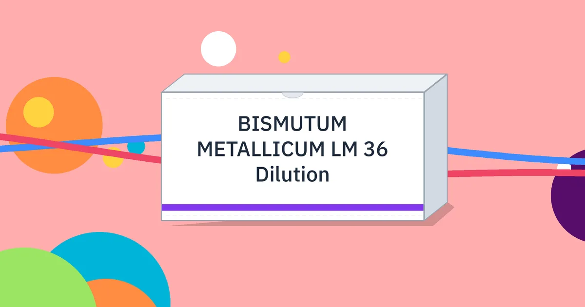 Symbolbild: Packung mit der Aufschrift BISMUTUM METALLICUM LM 36 Dilution (PZN 12794985) – Verfügbarkeit und Bezug in Apotheken in Frankfurt am Main