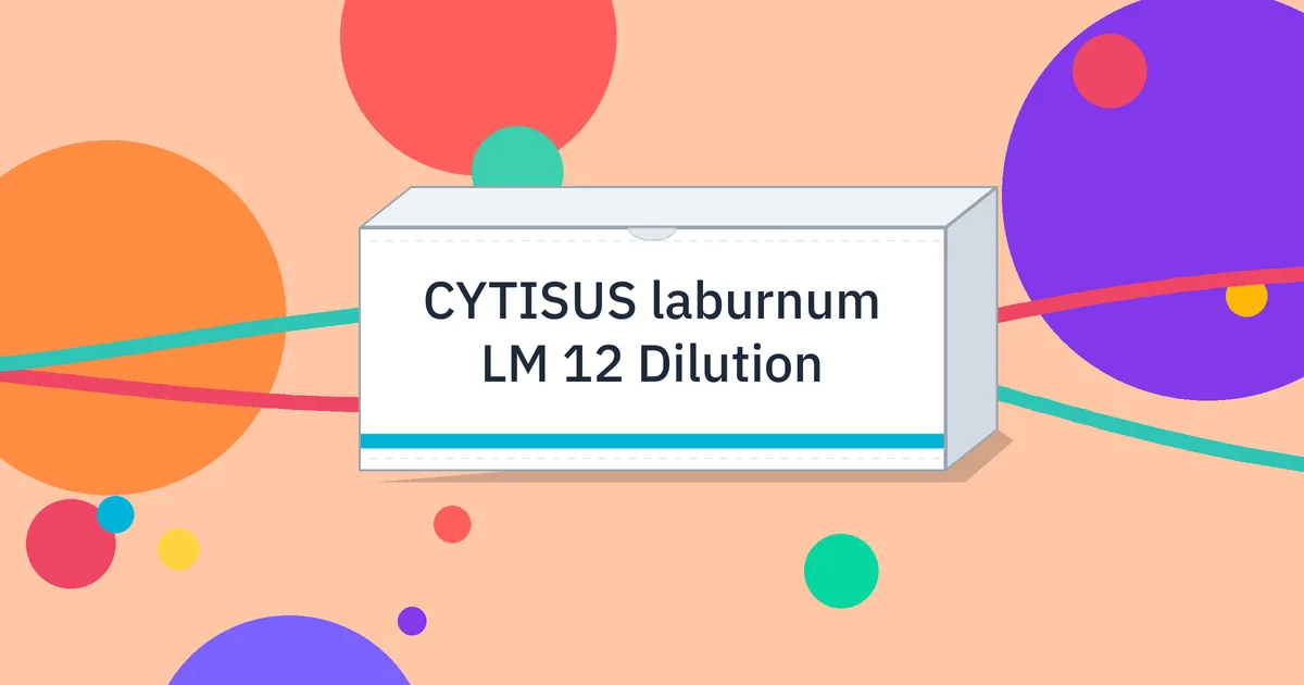 Symbolbild: Packung mit der Aufschrift CYTISUS laburnum LM 12 Dilution (PZN 13460507) – Verfügbarkeit und Bezug in Apotheken in Frankfurt am Main