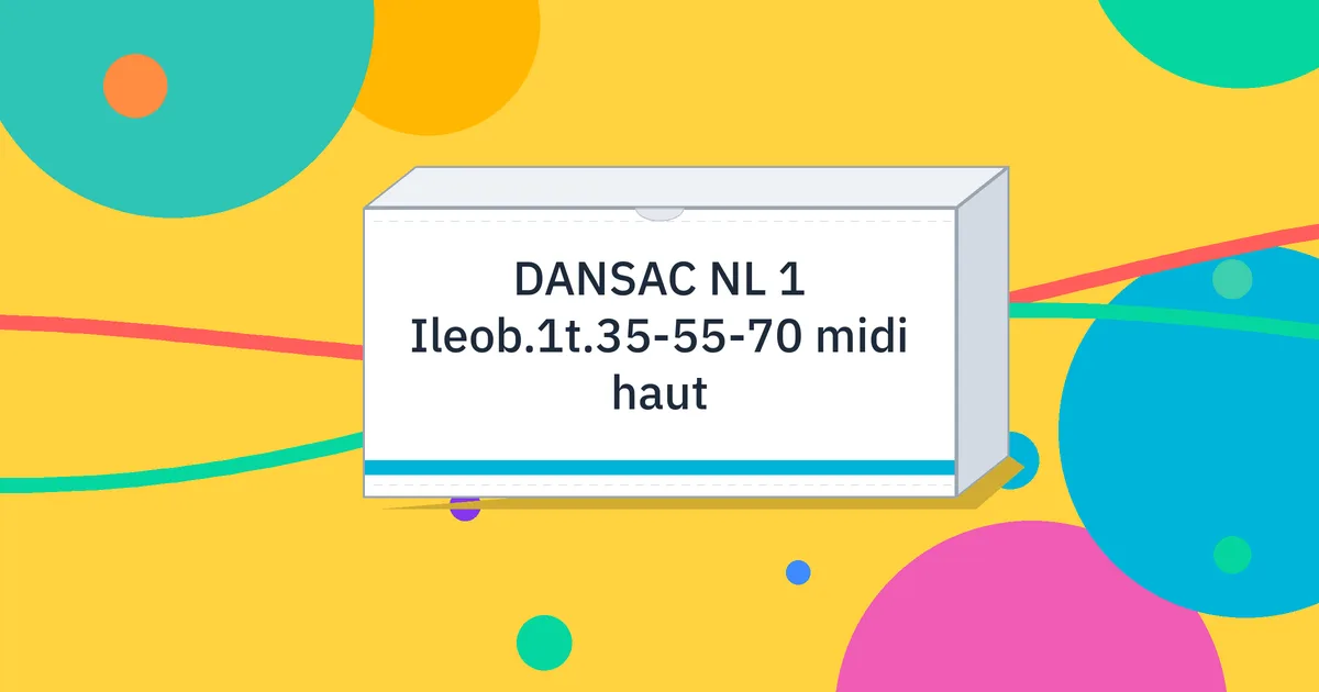 Symbolbild: Packung mit der Aufschrift DANSAC NL 1 Ileob.1t.35-55-70 midi haut (PZN 08843502) – Verfügbarkeit und Bezug in Apotheken in Frankfurt am Main